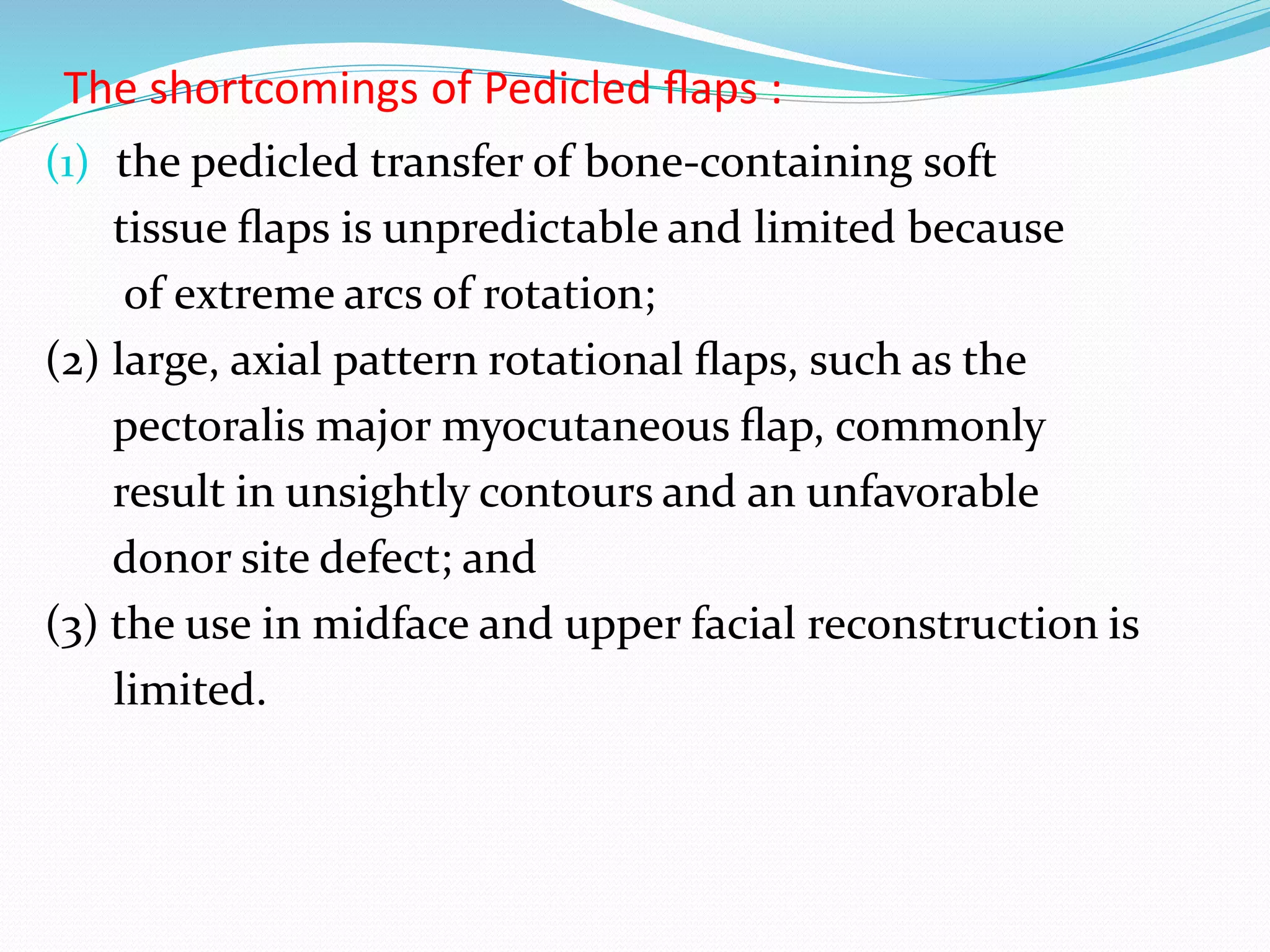 Microvascular flaps for reconstruction in head and neck cancer | PPTX