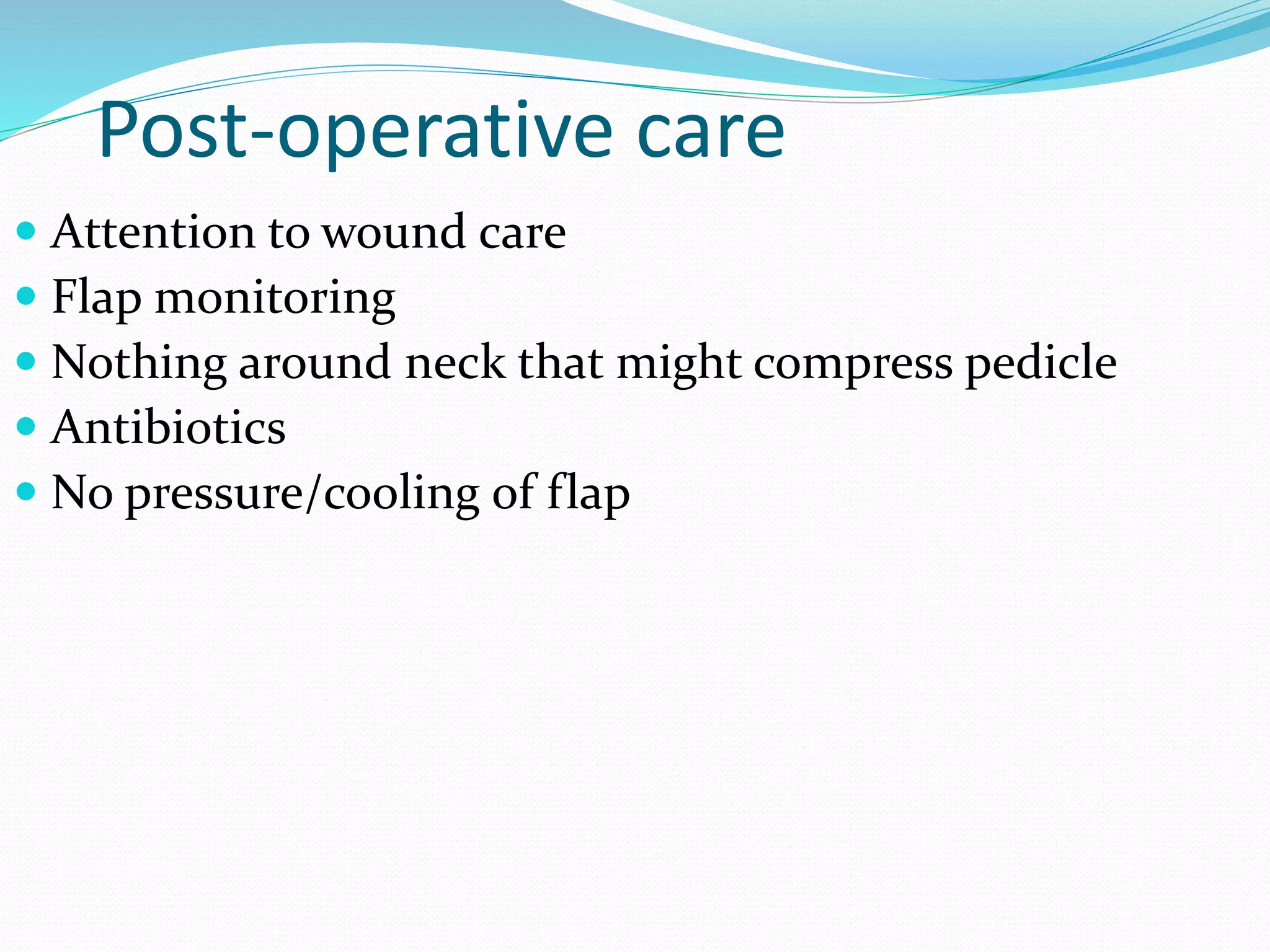 Microvascular flaps for reconstruction in head and neck cancer | PPTX