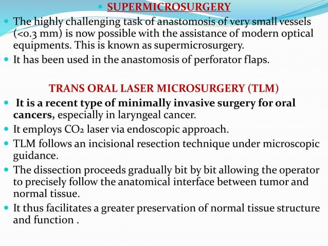 Microvascular flaps for reconstruction in head and neck cancer | PPTX ...