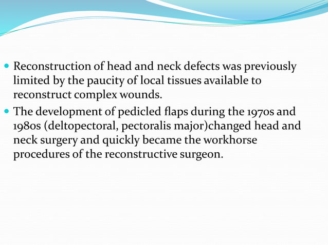 Microvascular flaps for reconstruction in head and neck cancer | PPTX ...