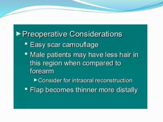 Microvascular flaps for reconstruction in head and neck cancer | PPTX