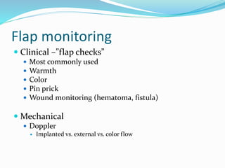 Microvascular flaps for reconstruction in head and neck cancer | PPT