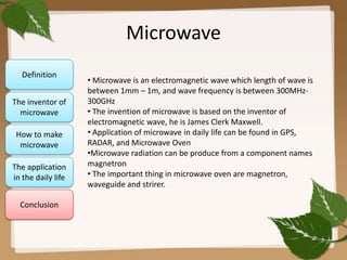 Microwave | PPT