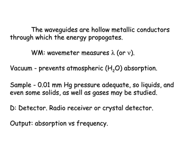 Microwave Spectroscopy | PPT