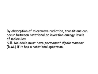 Microwave Spectroscopy | PPT