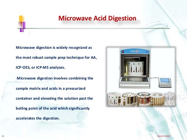 Microwave digestion
