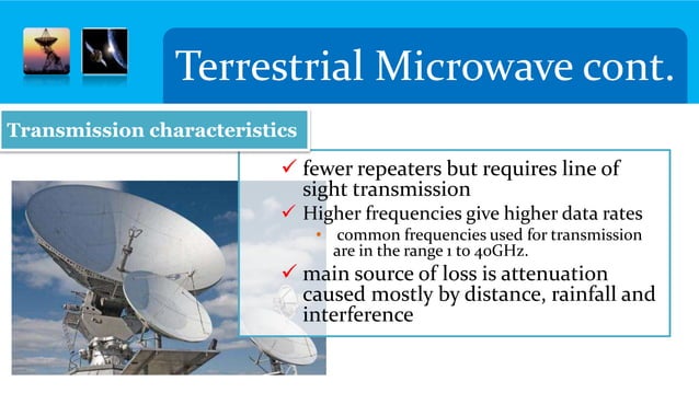Microwave –Terrestrial & Satellite | PPTX