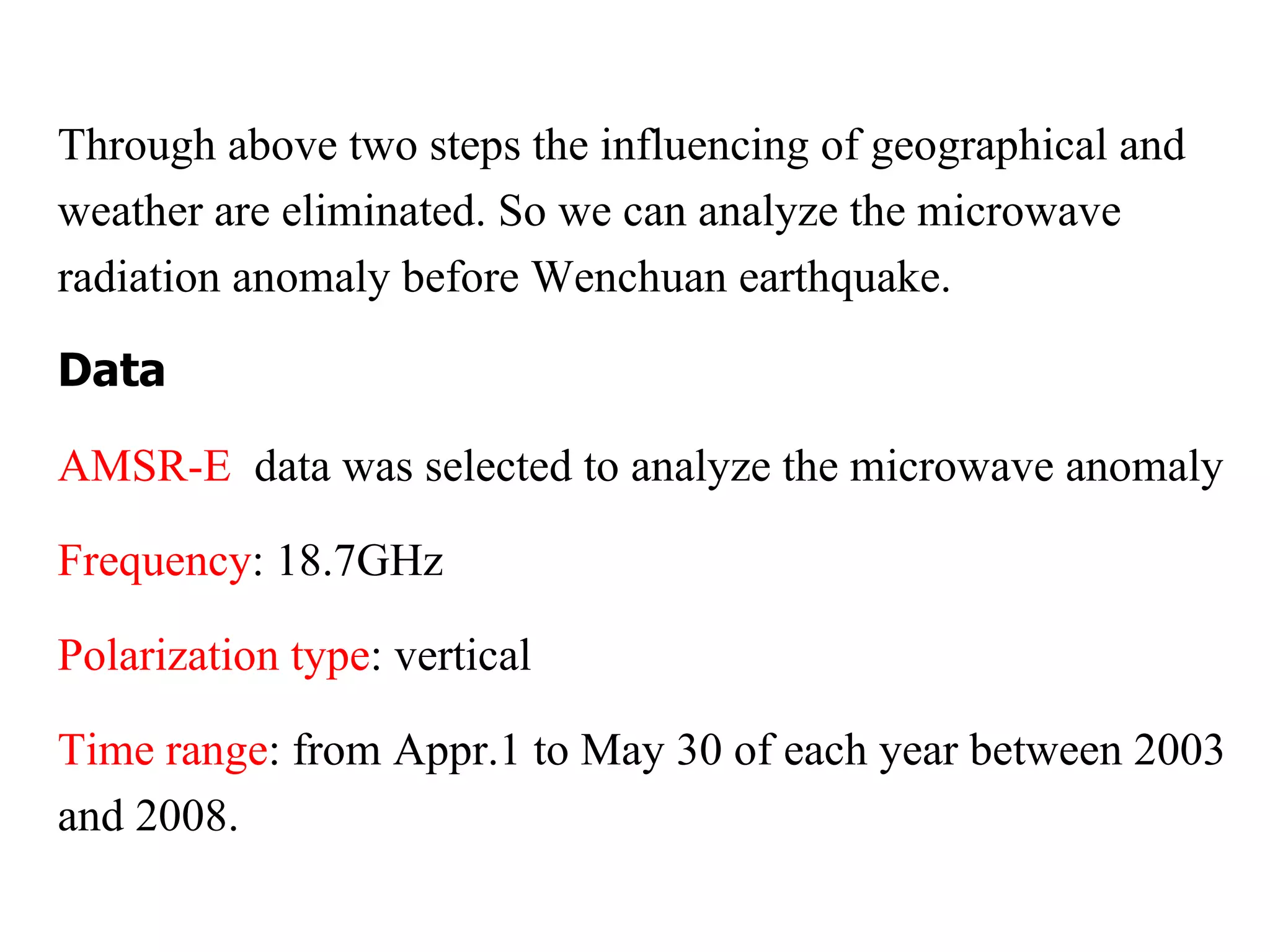 Microwave radiation anomaly of Wenchuan earthquake and its mechanism ...