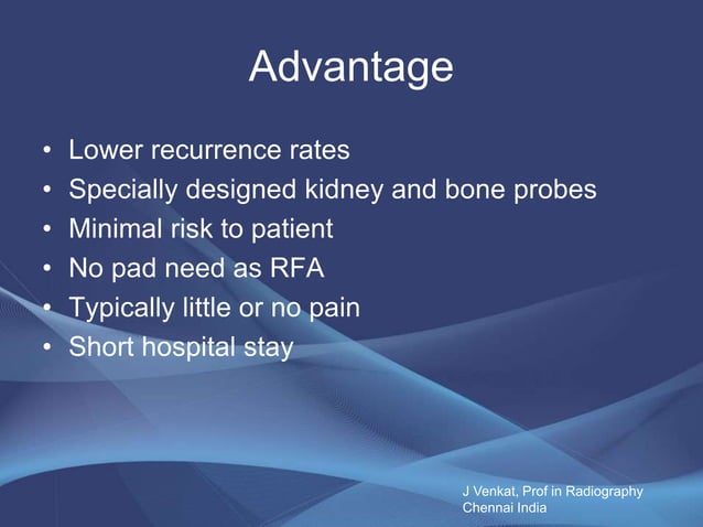 Microwave ablation by J Venkat may 2020 | PPT