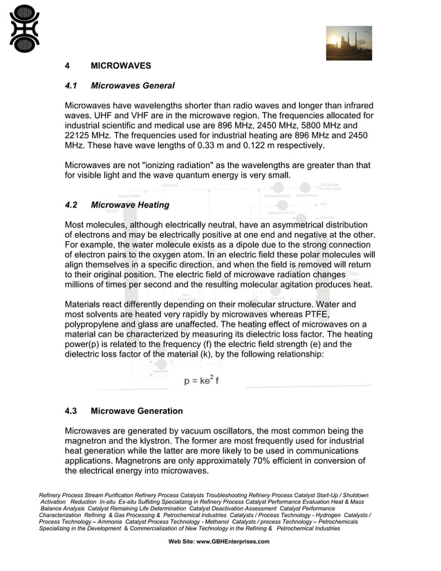 Microwave and Radio Frequency Drying | PDF | Chemistry | Science