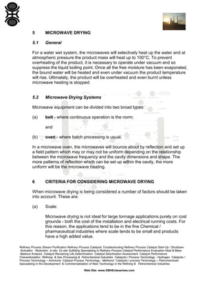 Microwave and Radio Frequency Drying | PDF