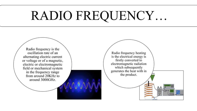 Microwave and Radio frequency Processing | PPTX | Chemistry | Science