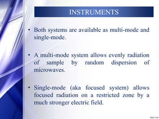 Microwave Assisted Extraction | PPTX