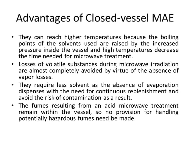 Microwave assisted extraction: An Advanced extraction technique | PDF