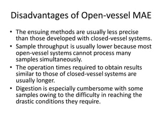 Microwave assisted extraction: An Advanced extraction technique | PDF