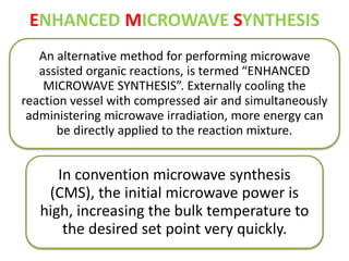 Microwave assisted organic synthesis | PPTX