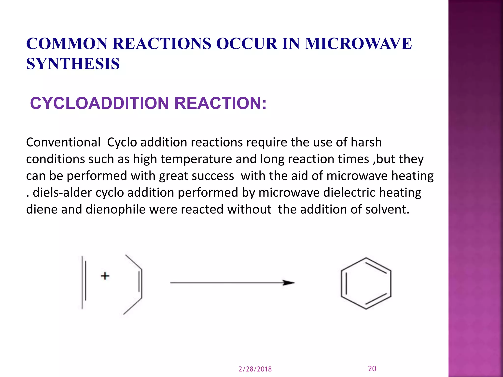 Microwave assisted organic synthesis | PPTX