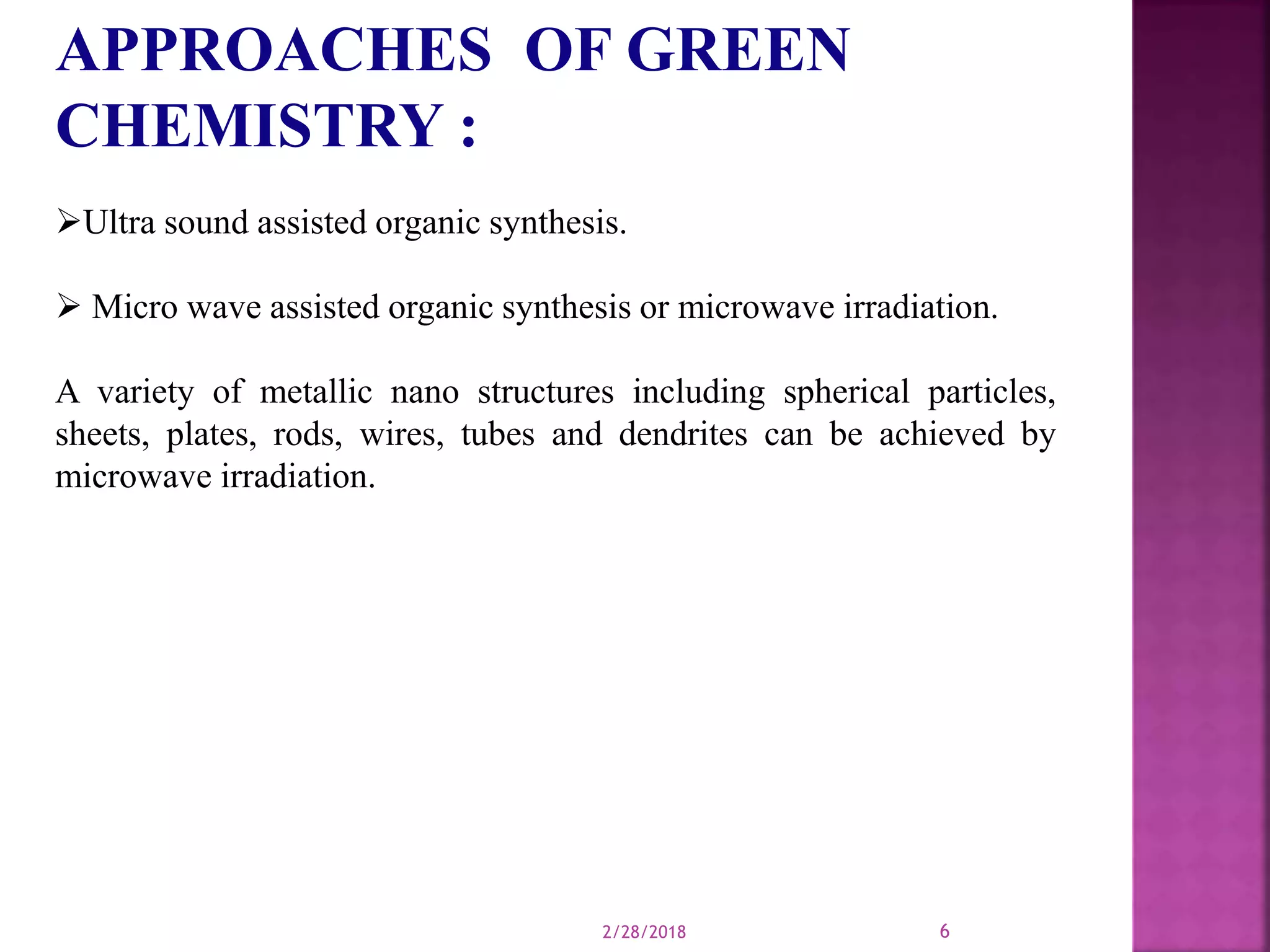 Microwave assisted organic synthesis | PPTX | Chemistry | Science
