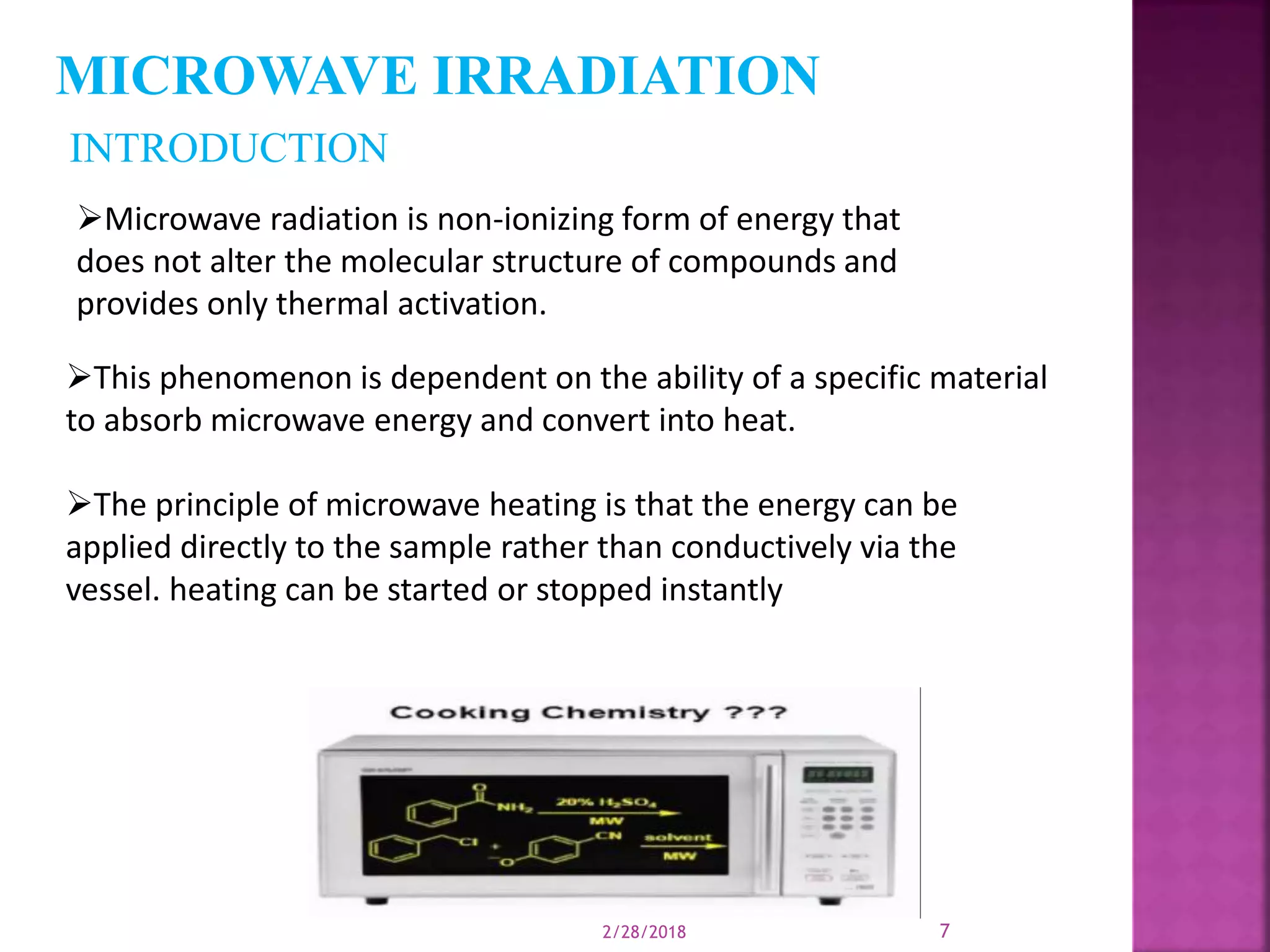 Microwave assisted organic synthesis | PPTX
