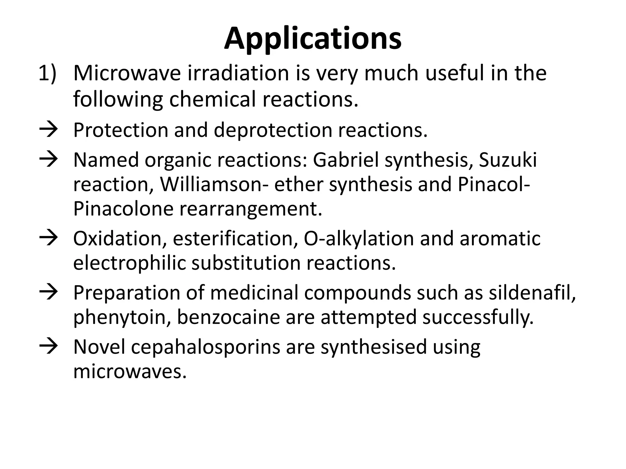microwave assisted reaction. General introduction | PPTX