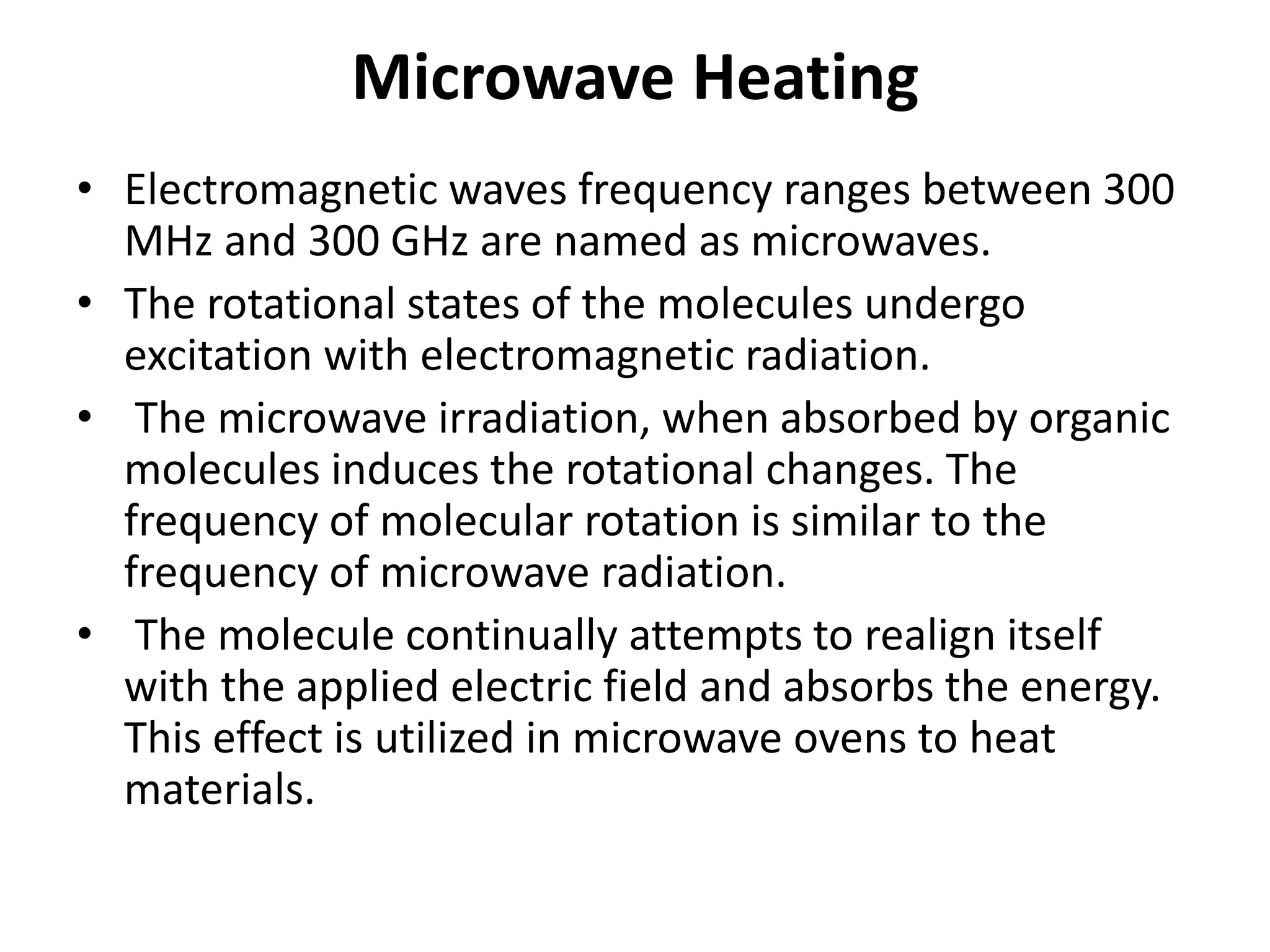 microwave assisted reaction. General introduction | PPTX