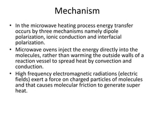 microwave assisted reaction. General introduction | PPTX
