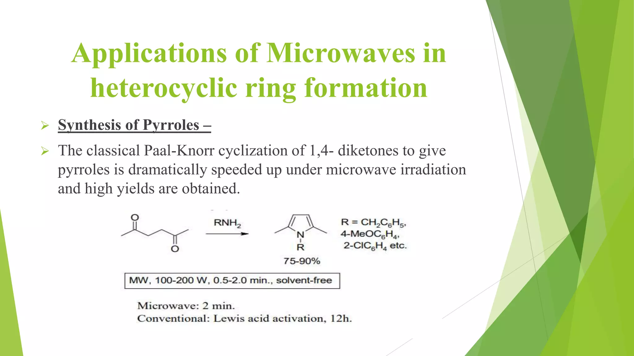 MICROWAVE ASSISTED REACTION AND APPLICATIONS PPT.pptx