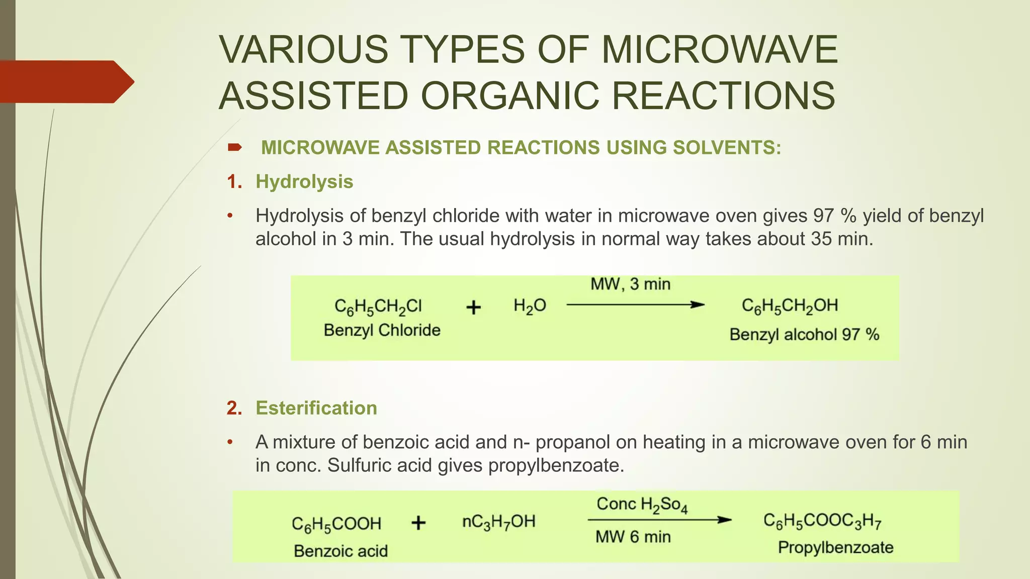 Microwave assisted reactions | PPTX