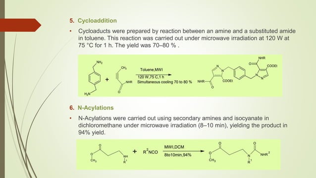 Microwave assisted reactions | PPTX | Chemistry | Science