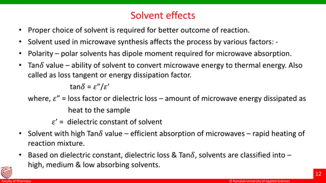 Microwave assisted synthesis | PPTX | Chemistry | Science