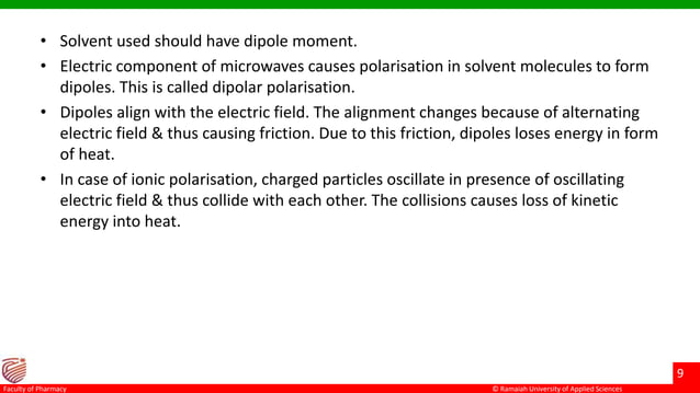 Microwave assisted synthesis | PPTX | Chemistry | Science