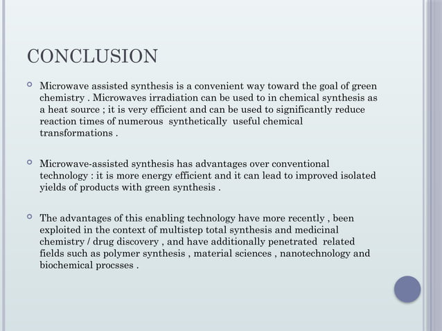 Microwave assisted Synthesis . Garima singh.pptx