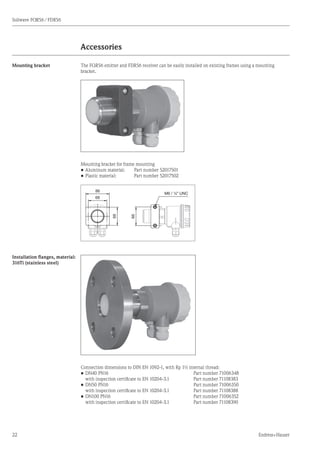 Microwave barrier- Soliwave FQR56/FDR56 | PDF