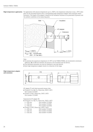 Microwave barrier- Soliwave FQR56/FDR56 | PDF