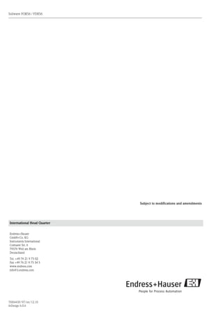 Microwave barrier- Soliwave FQR56/FDR56 | PDF