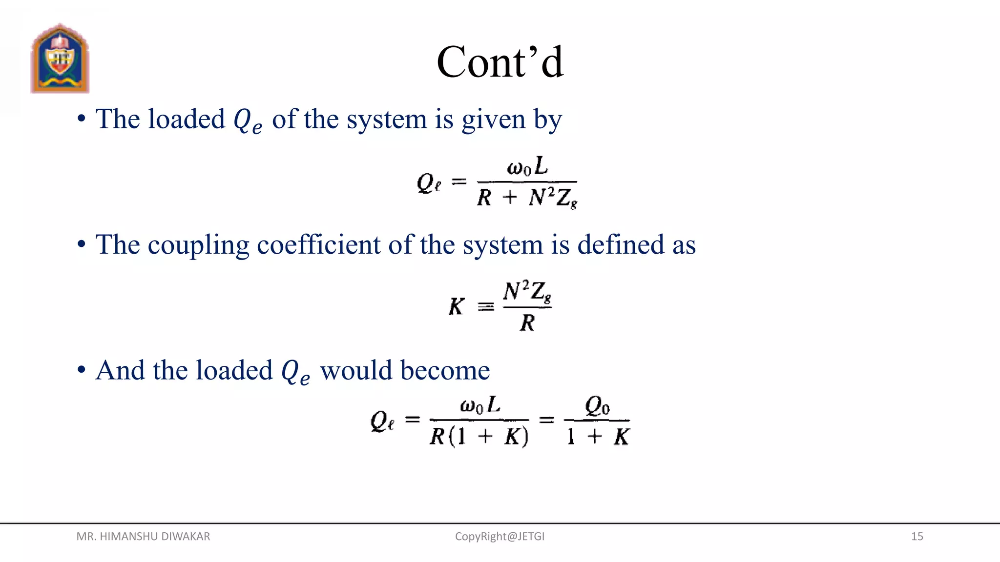 Microwave cavity 1st 4 | PPTX
