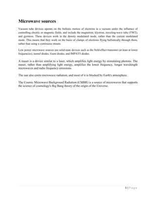 Microwave charles | DOCX | Physics | Science