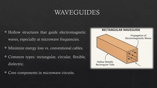 Microwave Components presentation and its case study | PPTX