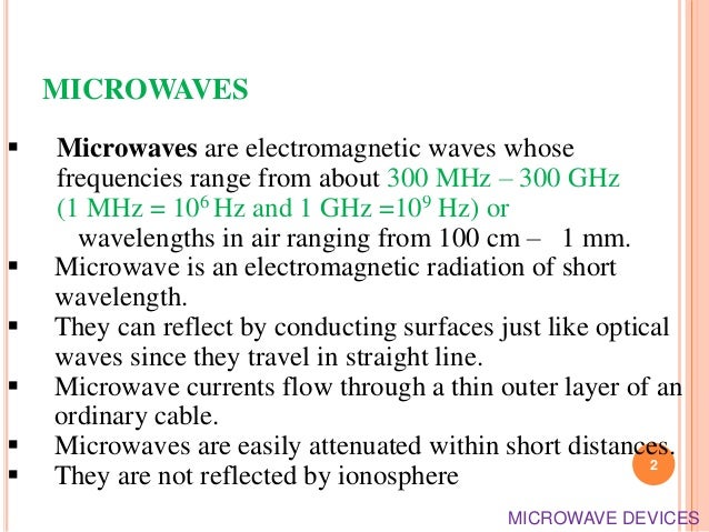 Microwave devices