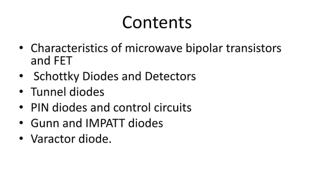 Microwave devices | PPT