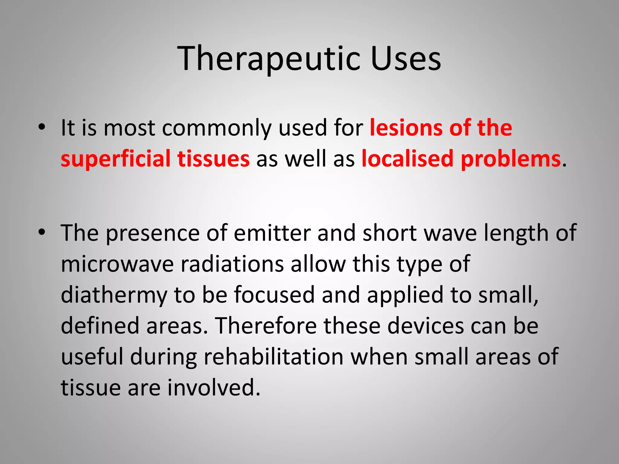 Microwave diathermy (MWD) for physiotherapists | PPTX