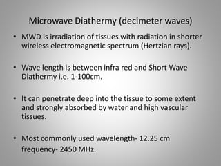 Microwave diathermy (MWD) for physiotherapists | PPTX