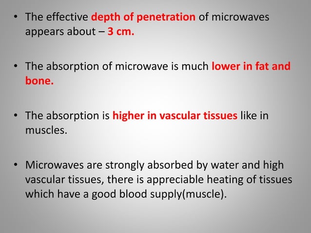 Microwave diathermy (MWD) for physiotherapists | PPTX