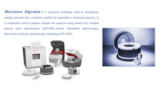 Microwave Digestion for ICPMS Sample Preparation | PPT