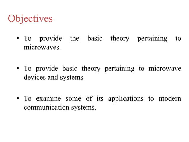 Microwave Engineering.pptx | Physics | Science