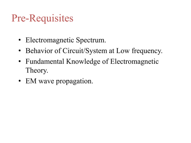 Microwave Engineering.pptx | Physics | Science