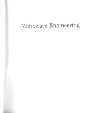 Microwave engineering david m.pozar | PDF