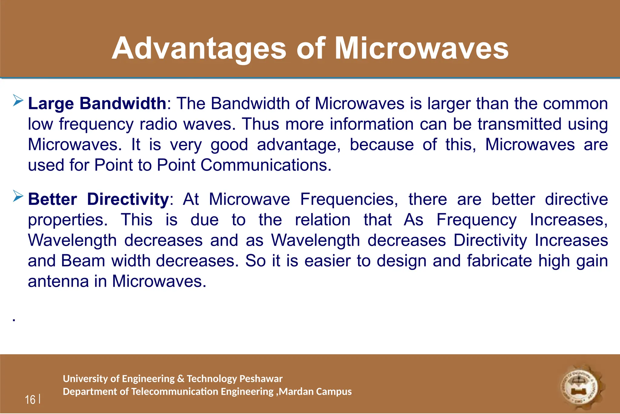 Microwave Engineering Introduction Lecture 1 | PPTX