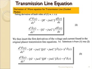 Microwave Engineering_Lecture_2-Transmission Line Equation.ppt ...