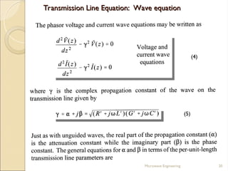 Microwave Engineering_Lecture_2-Transmission Line Equation.ppt ...